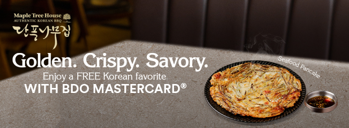 Get FREE Seafood Pancake at Maple Tree House - BDO | Kaskas Deals